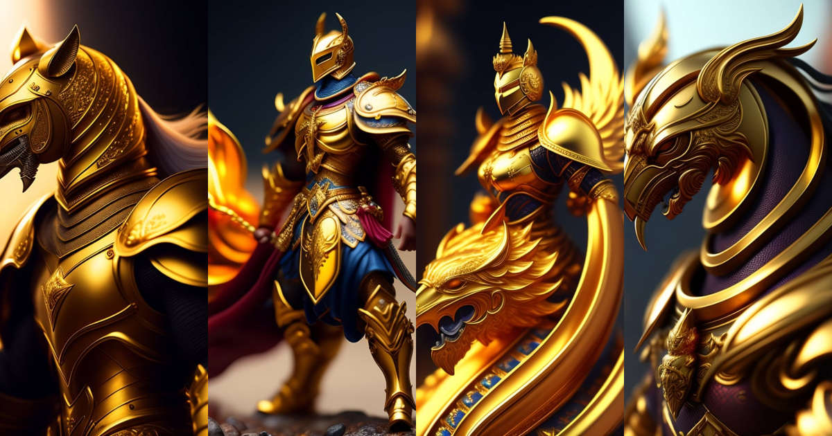Lexica - Golden dragon knight