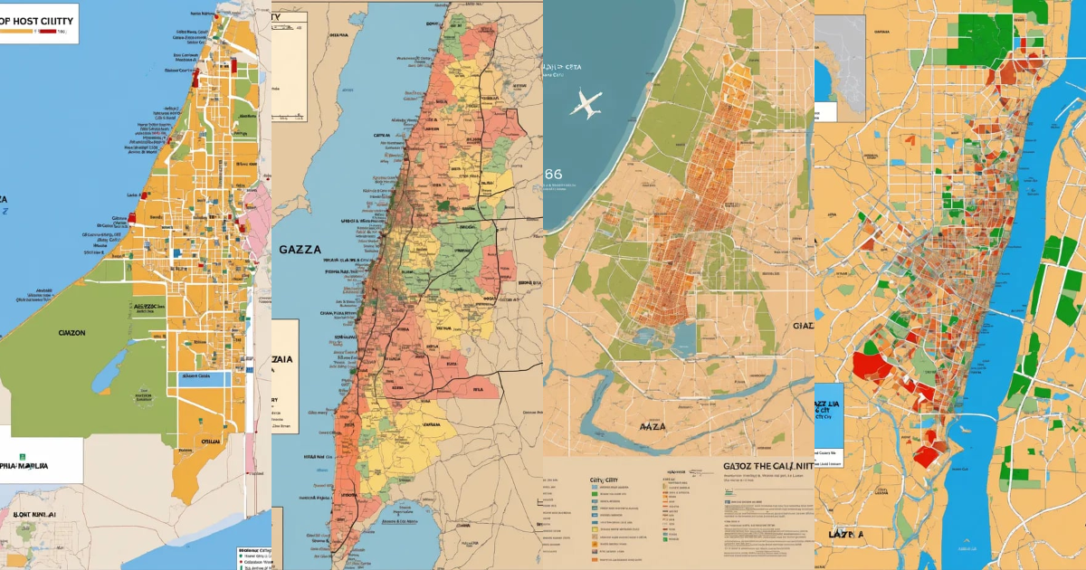 Lexica - Gaza city, map, land, history.