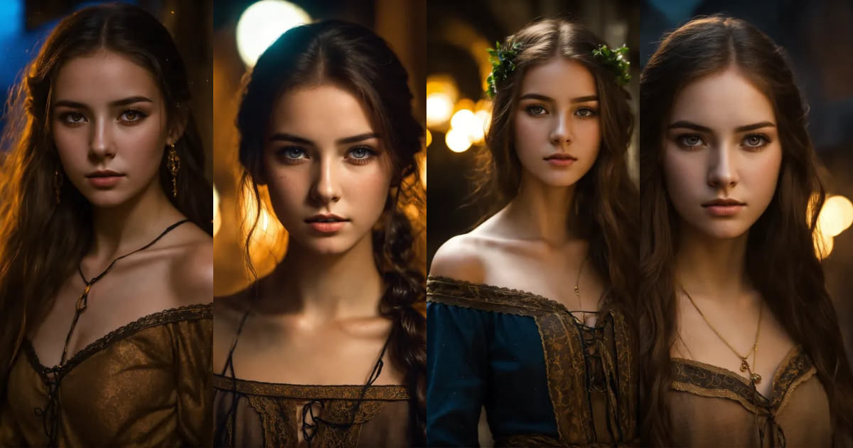 Lexica - Portrait, goddess of beauty, childish, highly attractive 14 ...