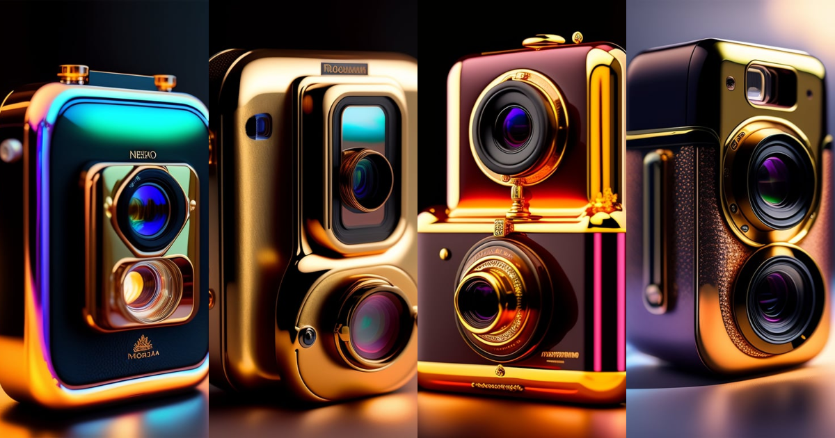 Lexica - Hyperrealistic neo - rococo steampunk minimal instax mini ...