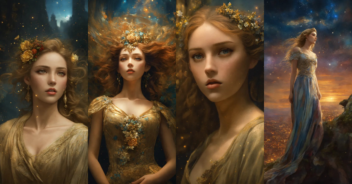 Lexica - Post-apocalyptic romance film still, floating in starlight ...