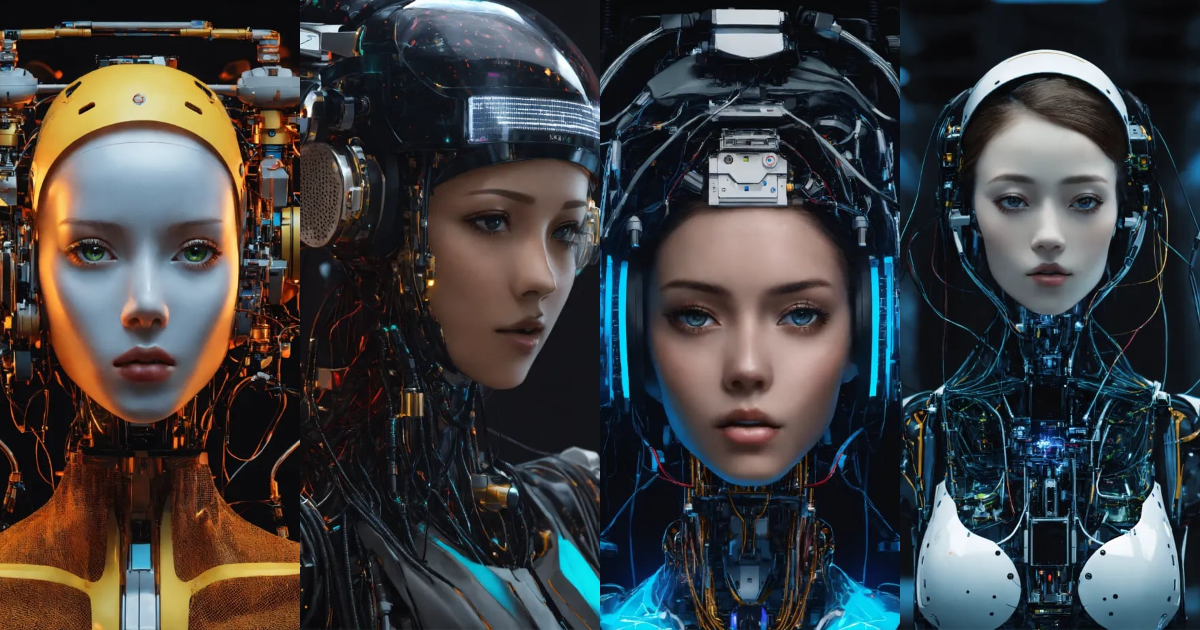 Lexica - A modest scientist ai robot women veil expression more with a ...