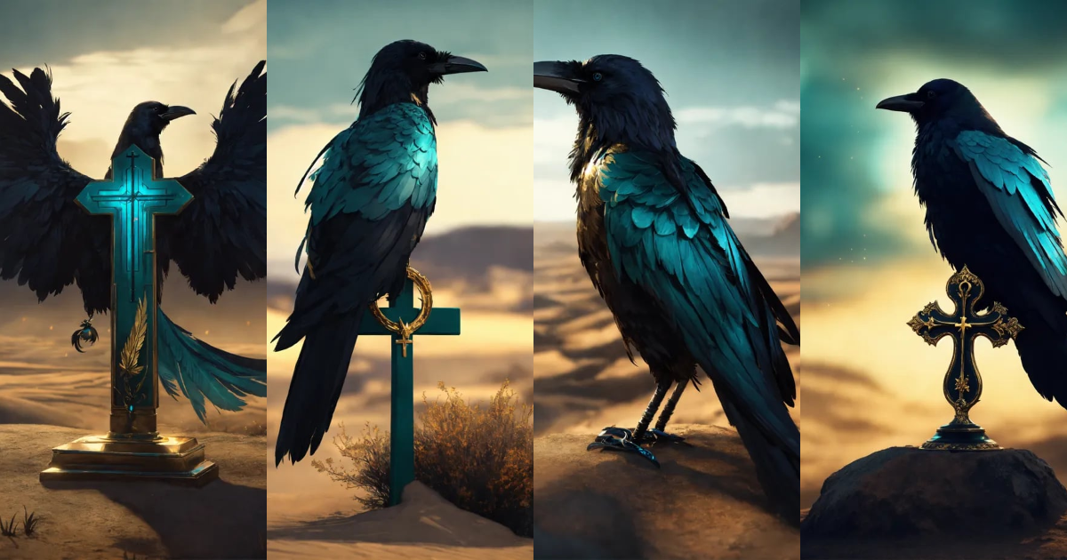 Lexica - Black is a color associated with mystery and depth, raven dark ...