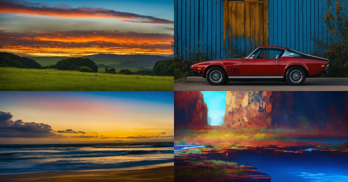 Lexica - Blue background