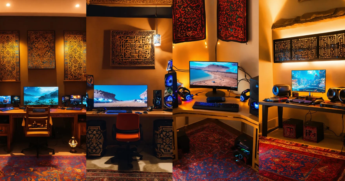 Lexica - Arabian style gaming setup