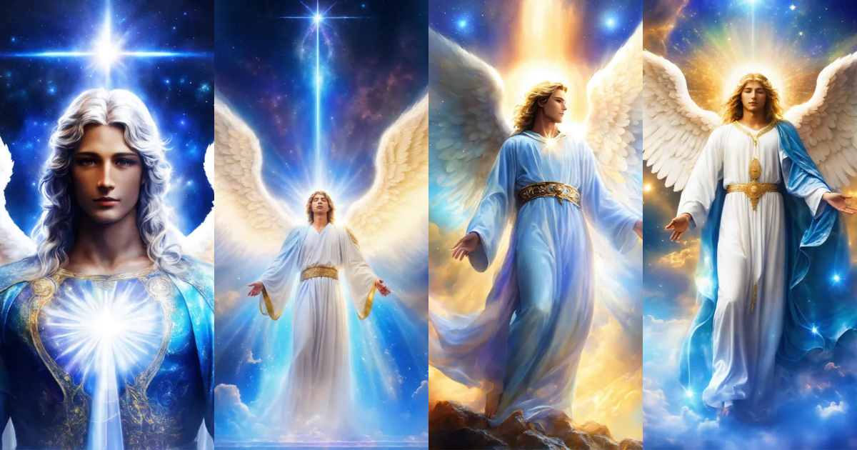 Lexica - Angel moving up beautiful uplifting spiritual visionary scene ...