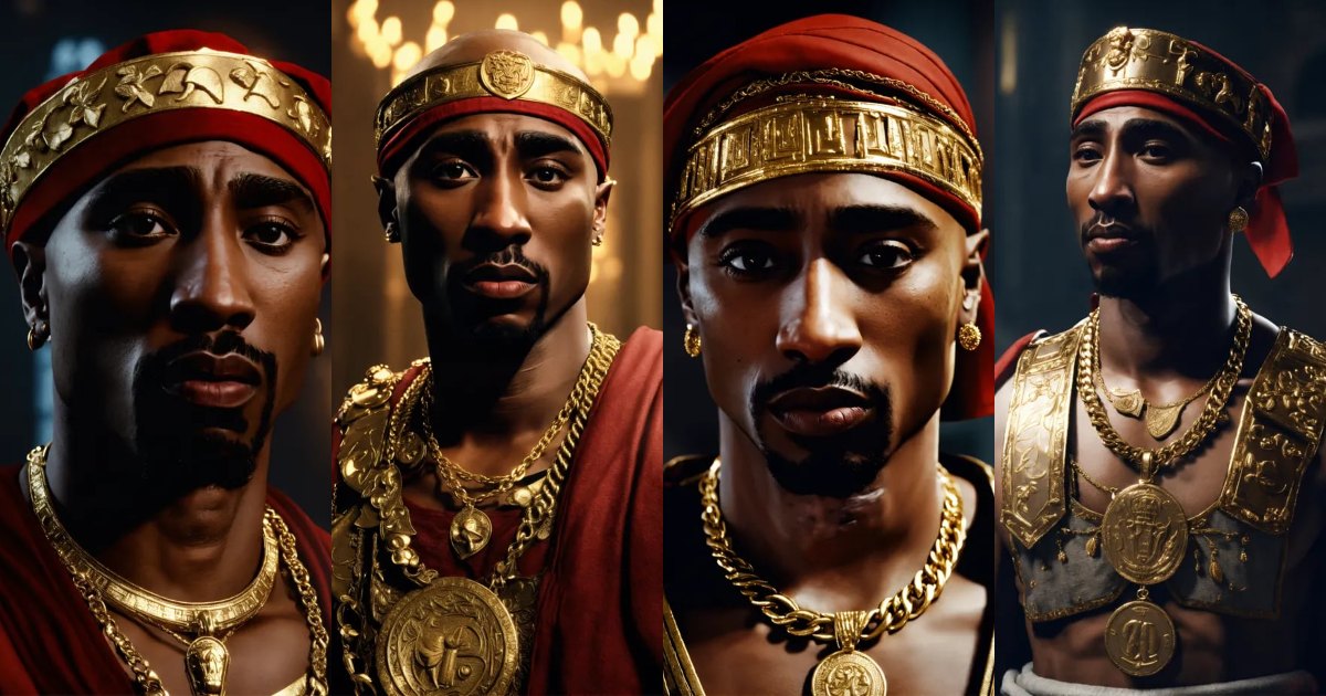 Lexica - Tupac Shakur as Julius Caesar 8k unreal engine render ...
