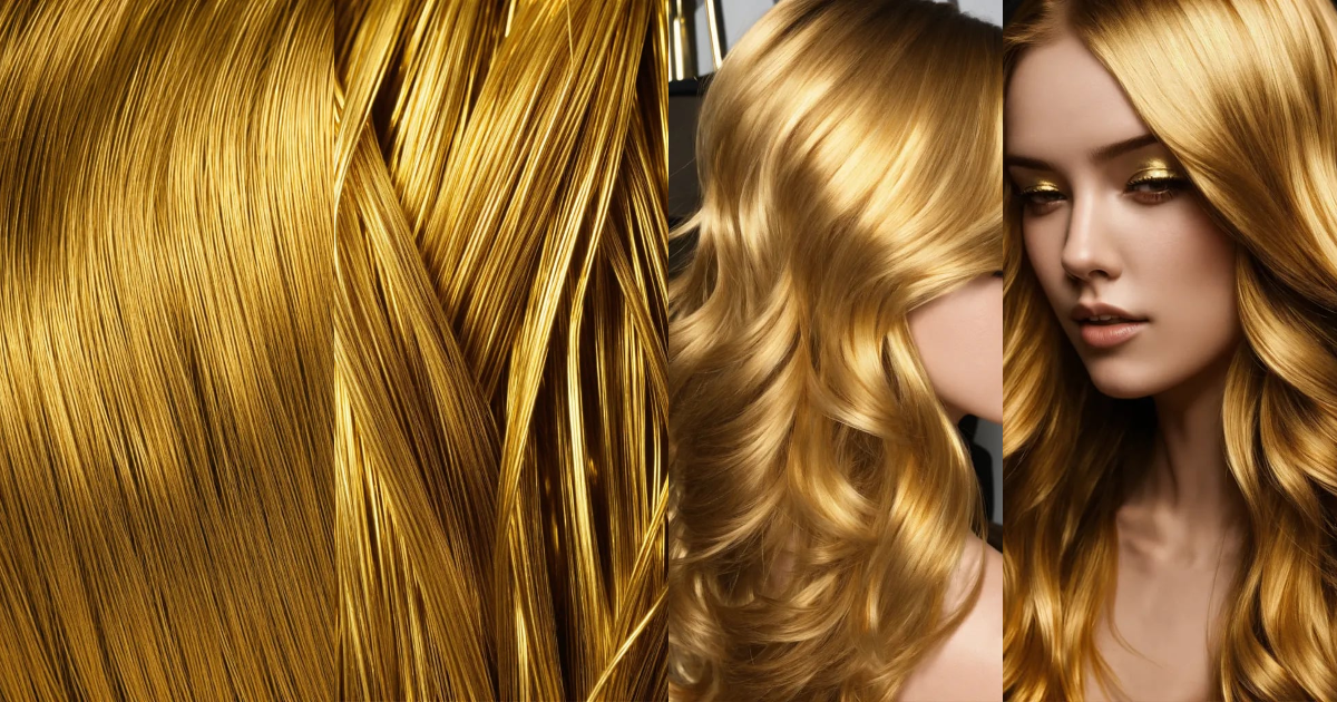 Lexica - Bright Shiny Gold Metallic strands of Shiny Gold Metallic ...