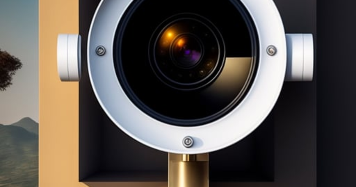 Lexica - Big cctv camera in wall of luxury villa