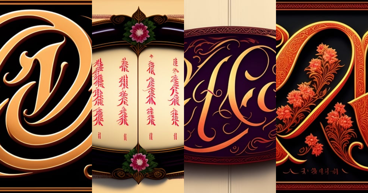 Lexica - "Azalea" written in gothic caligraphy script, close-up high ...