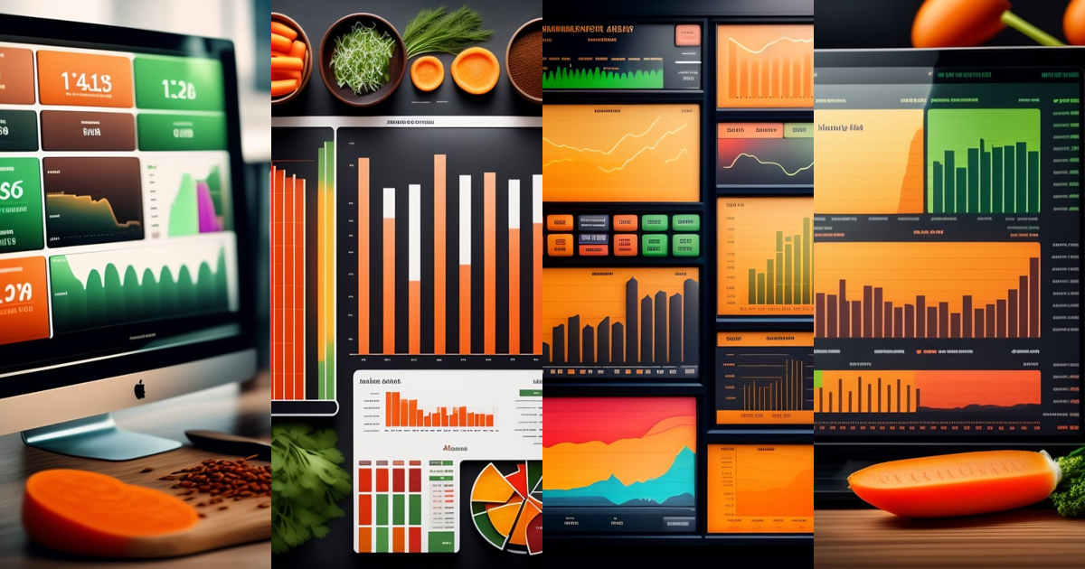 Lexica - An analytical dashboard where the charts are made of carrots ...