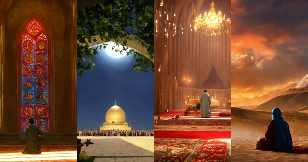 Lexica - On that day, the Prophet .... hide face (peace be upon him ...