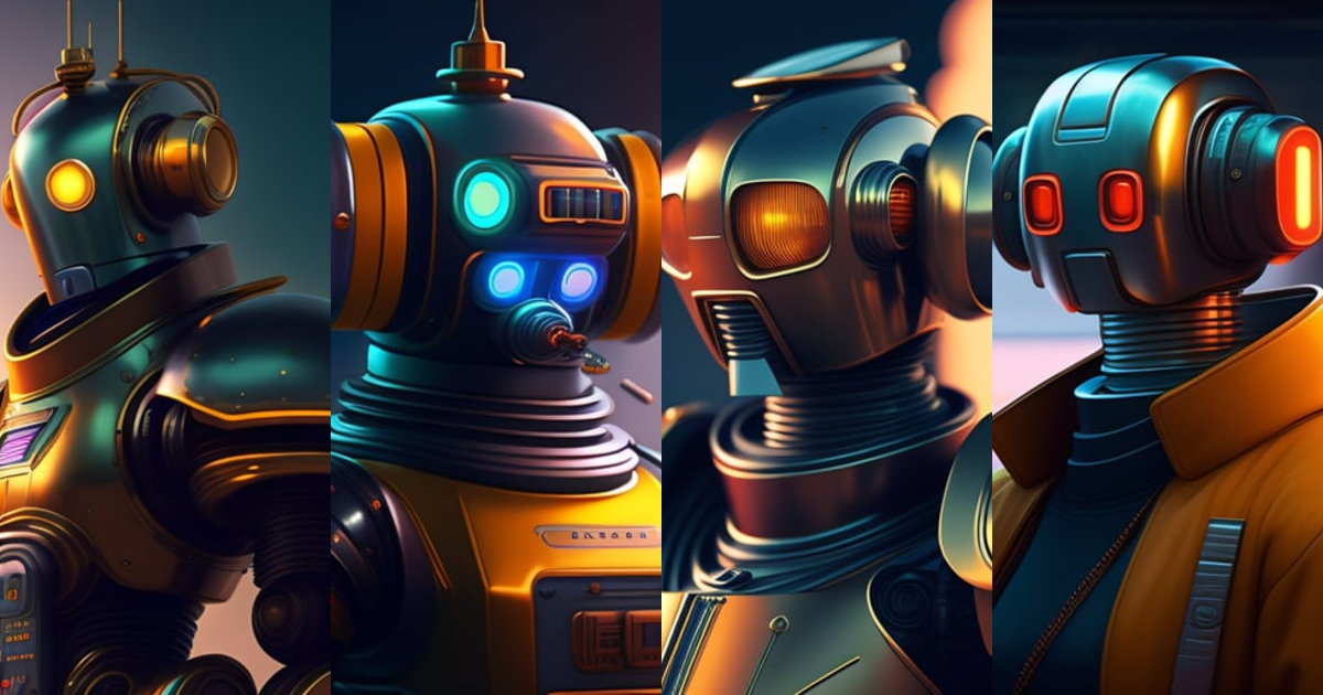 Lexica - An illustration of Bender, robot from futurama as an artist ...