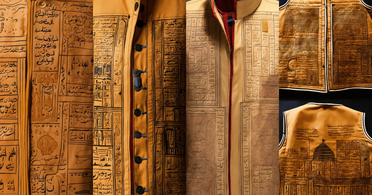 Lexica - A special design for the tour guide a 7-inch neck waistcoat ...