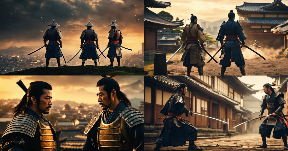Lexica - High quality, 8K Ultra HD, hyper-realistic of Japanese samurai ...