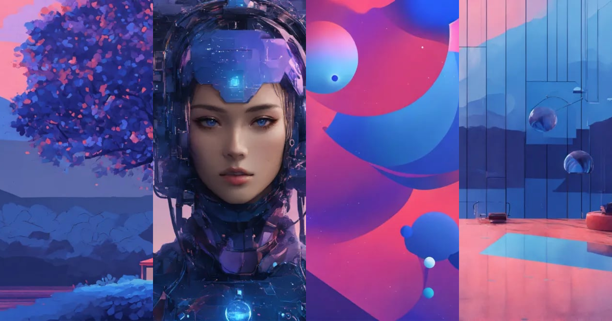 Lexica - OpenAI, blue palette