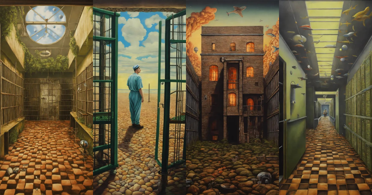 Lexica - Surreal Mental Prison, surrealism, detailed, hyperrealism ...