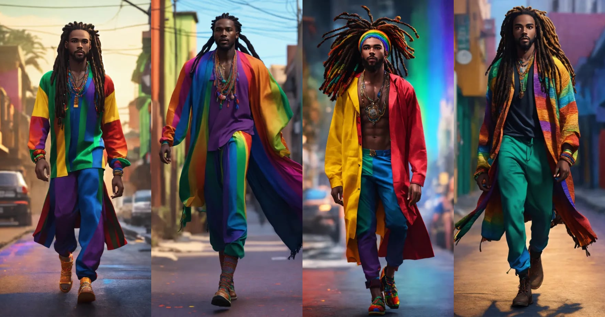 Lexica - Black man with the blackest skin on the color spectrum, his ...