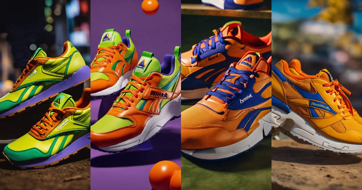 Lexica - A Reebok shoe inspired by bulky from dragon ball z 8k. Style ...