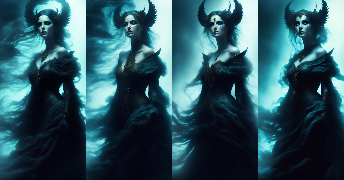 Lexica - Ghostly rotting dead evil undead siren, graceful, flowing ...