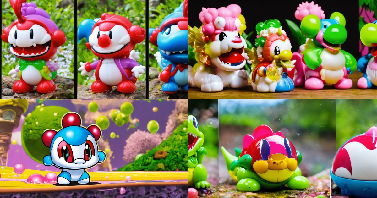 Lexica - Bubble Bobble figurer