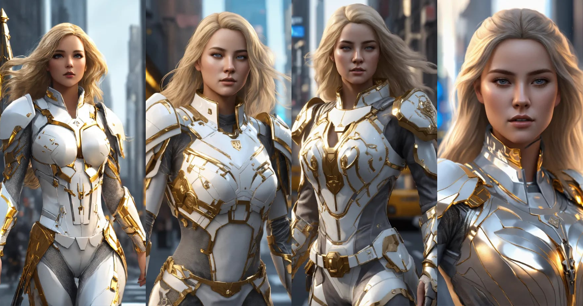 Lexica - A beautiful, shapely white female goddess princess with long ...