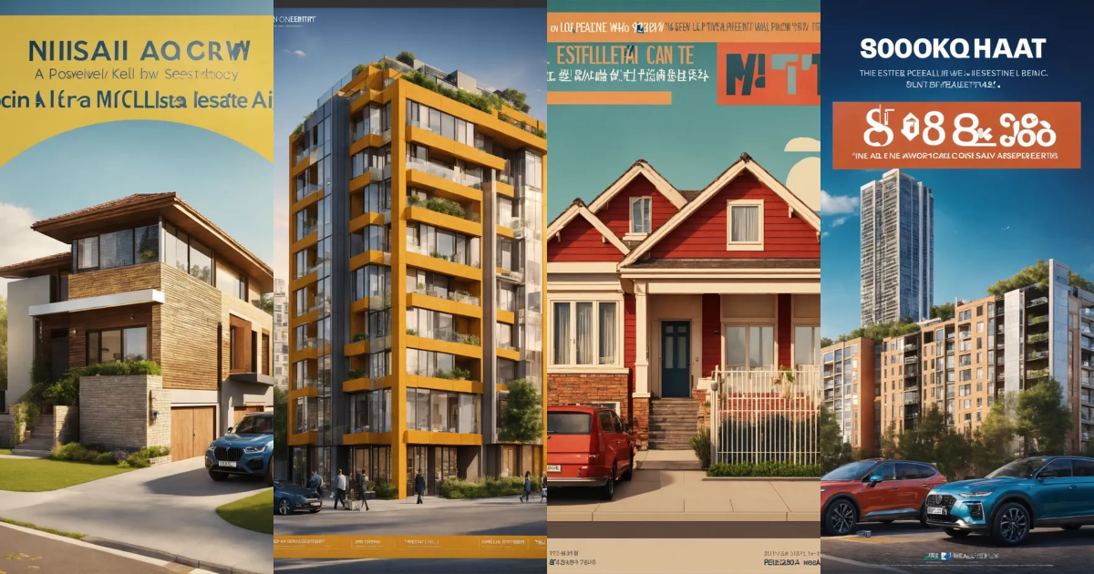 Lexica - Advertising poster for a real estate investment agency