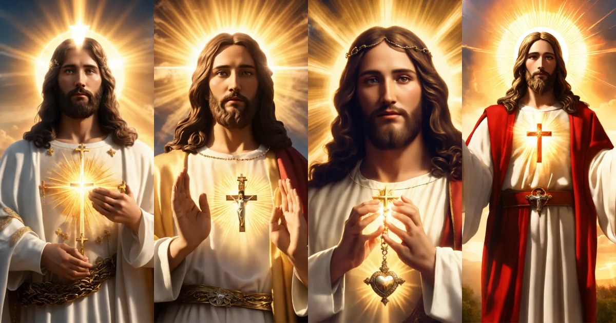 Lexica - Unreal engine render of 8k Jesus Christ sacred heart perfect ...