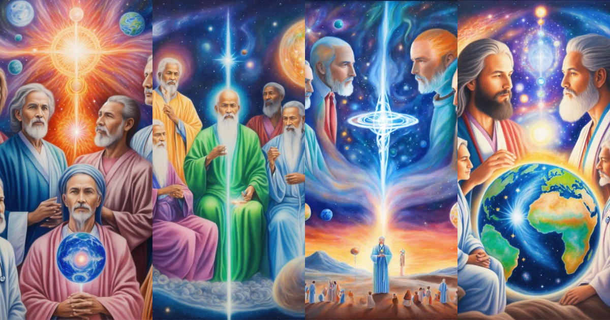Lexica - Colored pencil drawing of a team of spiritual doctors ...