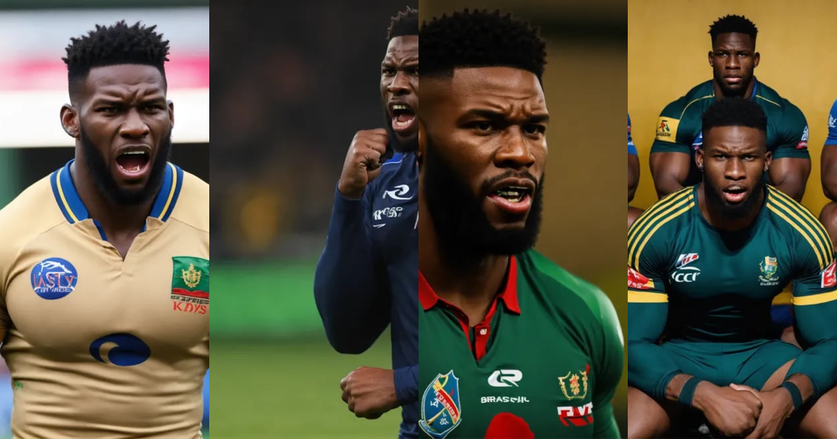 Lexica - Siya kolisi, glaring with rage, show fists. long sleeve shirt ...