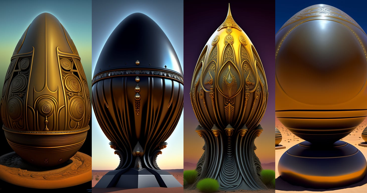 Lexica - Alien egg tombstone, artwork by hr giger, by roger dean, by ...