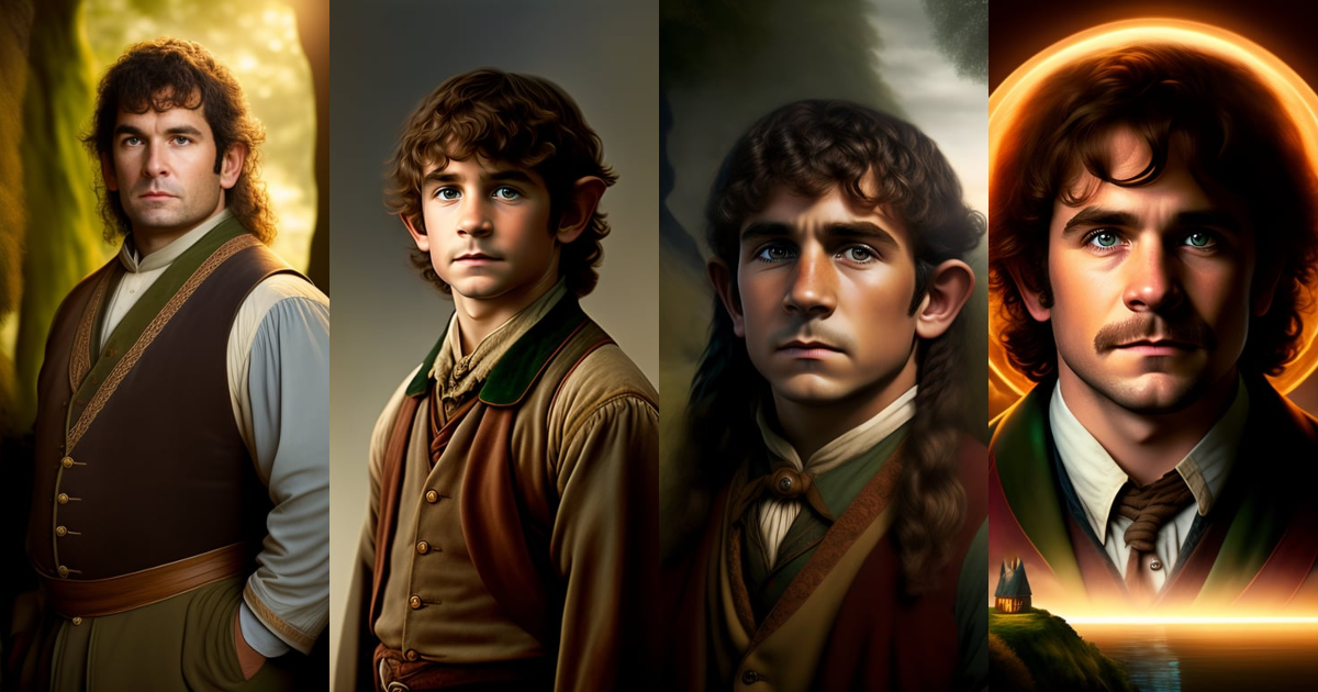 Lexica - Portrait of a hobbit