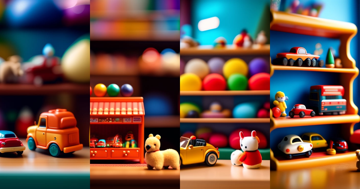 Lexica - A toy store with an array of different toys on display A group ...