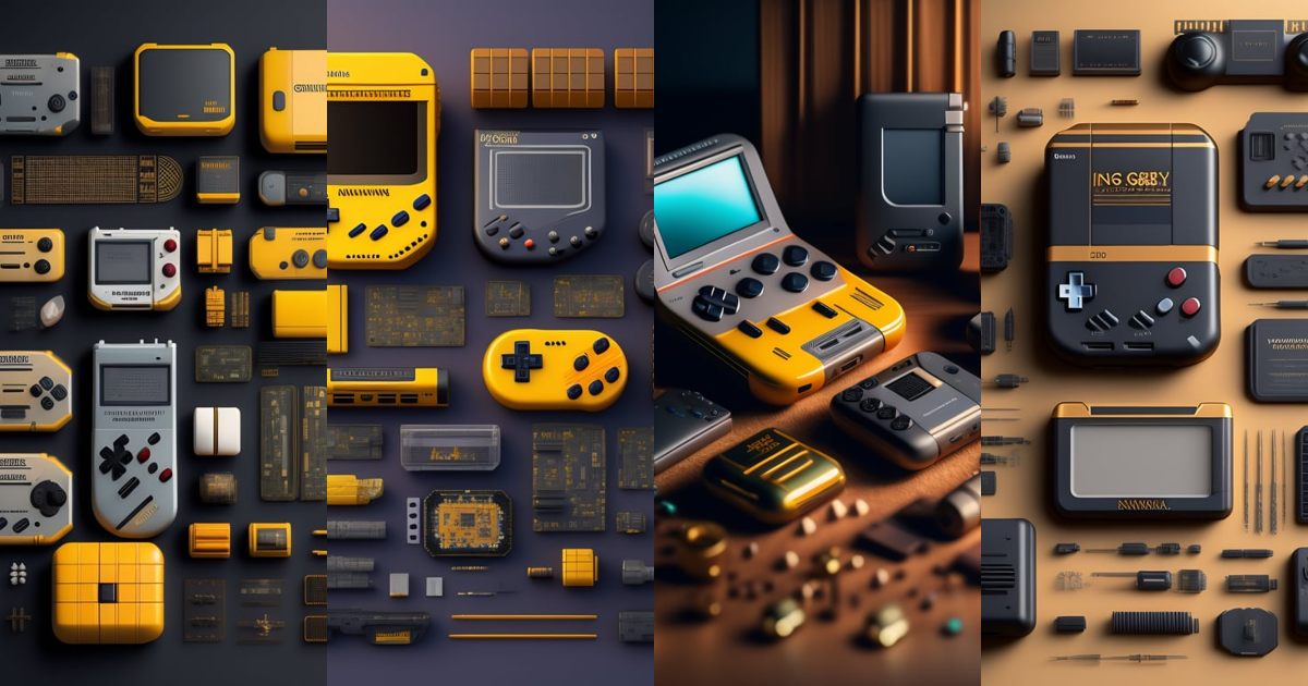 Lexica - Game boy, Costumes and props, Knolling, Knolling layout ...