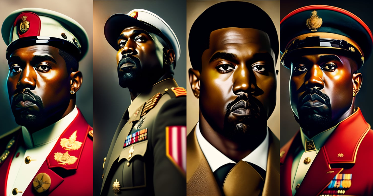 Lexica - Kanye West as the dictator of axis Germany, 4k, HD ...