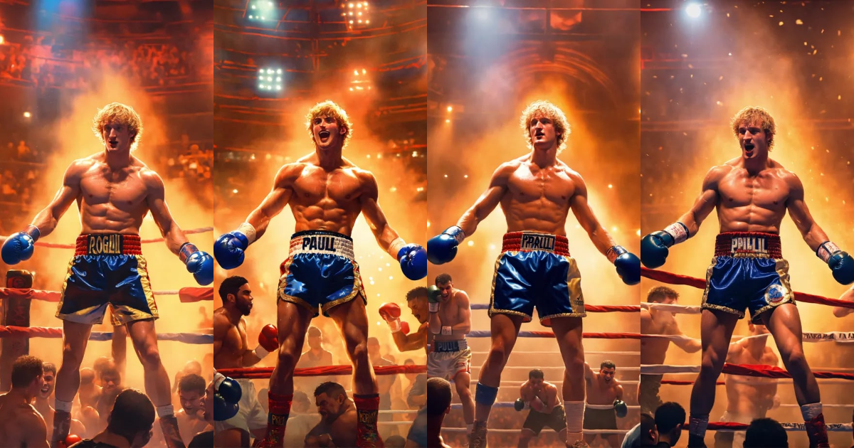 Lexica - Logan Paul, Boxing Match, Victory, Happy, Sweaty, frank ...
