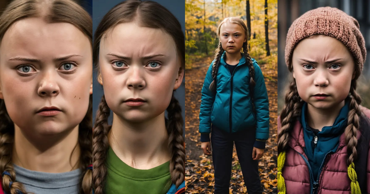 Lexica - OLDER GRETA THUNBERG MAD, ANGRY,