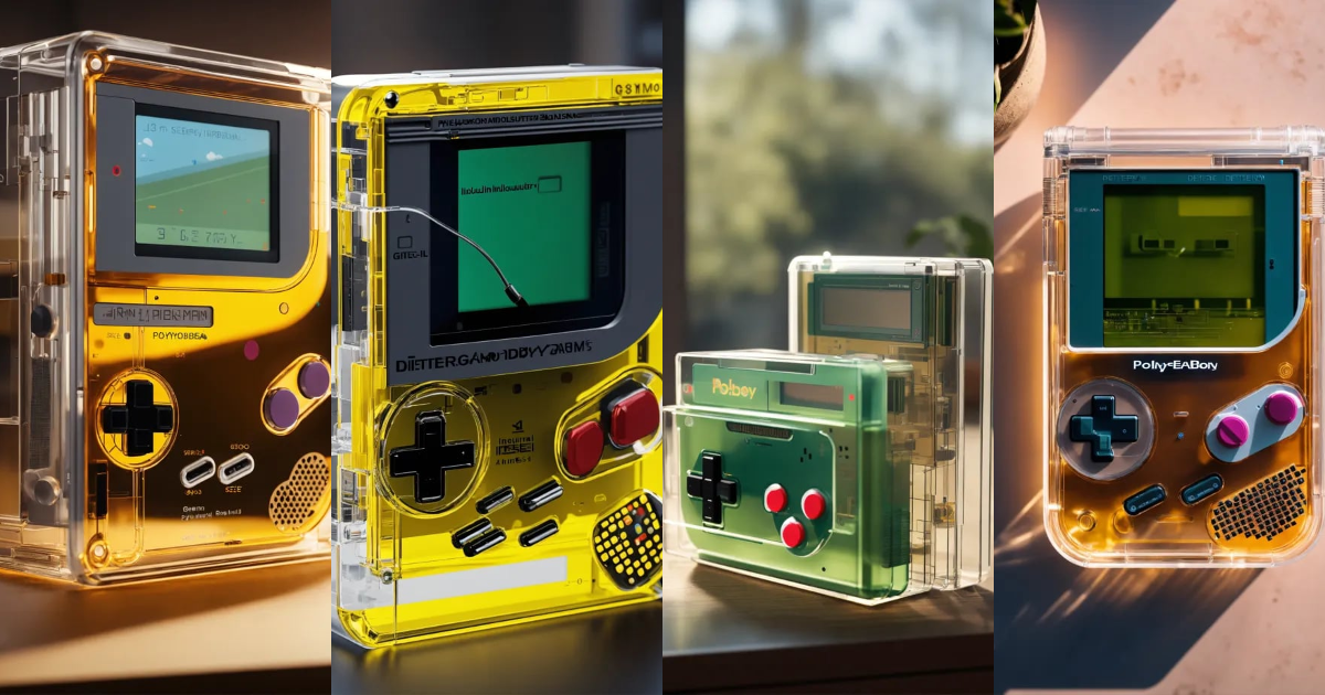 Lexica - A see through polycarbonate game boy designed by Dieter Rams ...