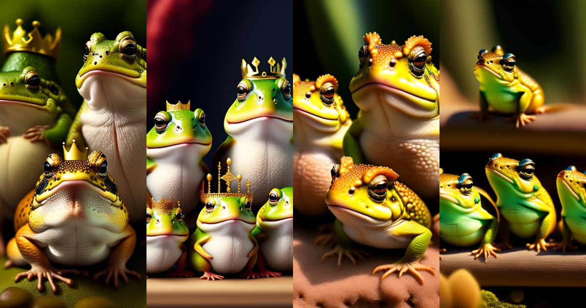 Lexica - King toad and his toad gang