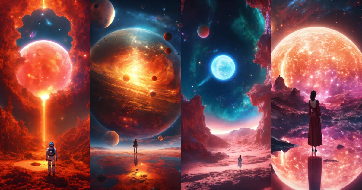 Lexica - The most ethereal scene imaginable, in outer space, complex ...