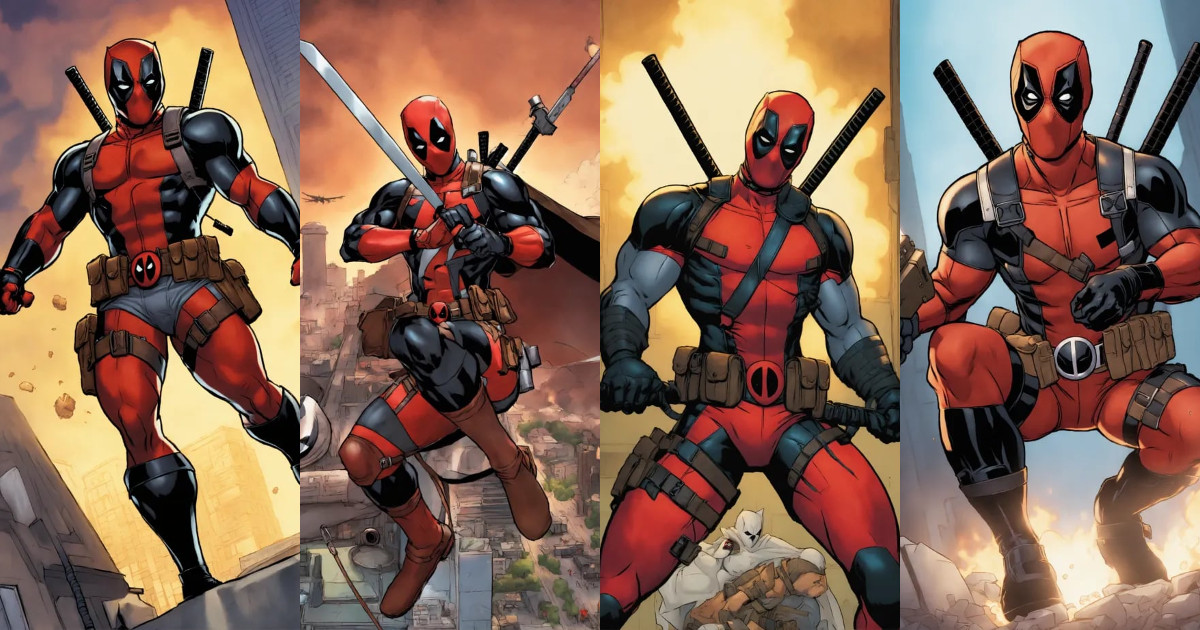 Lexica - Marvel angel dust deadpool xforce animated in action without ...