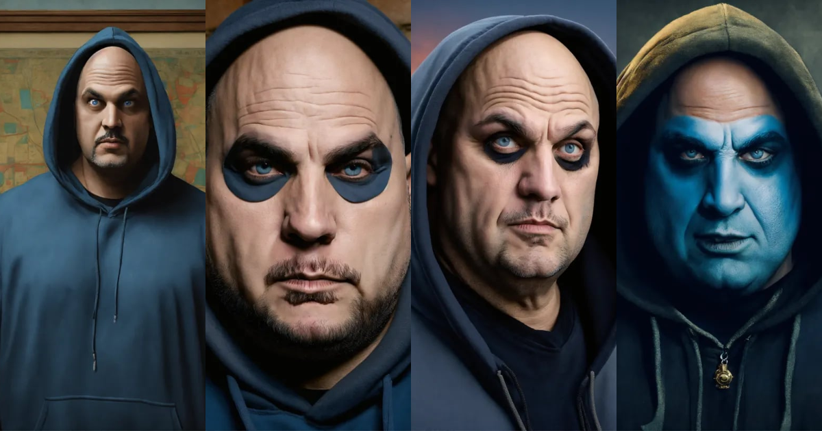 Lexica - UNCLE FESTER JOHN FETTERMAN WEARING A HOODIE OVER HIS HEAD ...