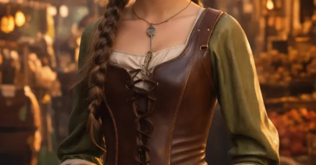 Lexica - A fantasy half-elf 18-year-old emissary. Cute, with long ...