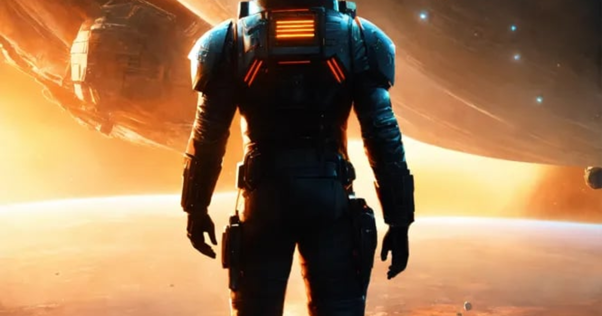 Lexica - Gerorge cloney like veteran hero scifi space captain, front ...