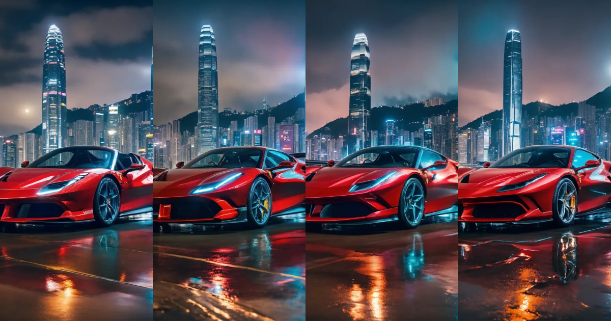 Lexica - 2023 Ferrari SF90 Stradale cyan, doors opened, metallic ...