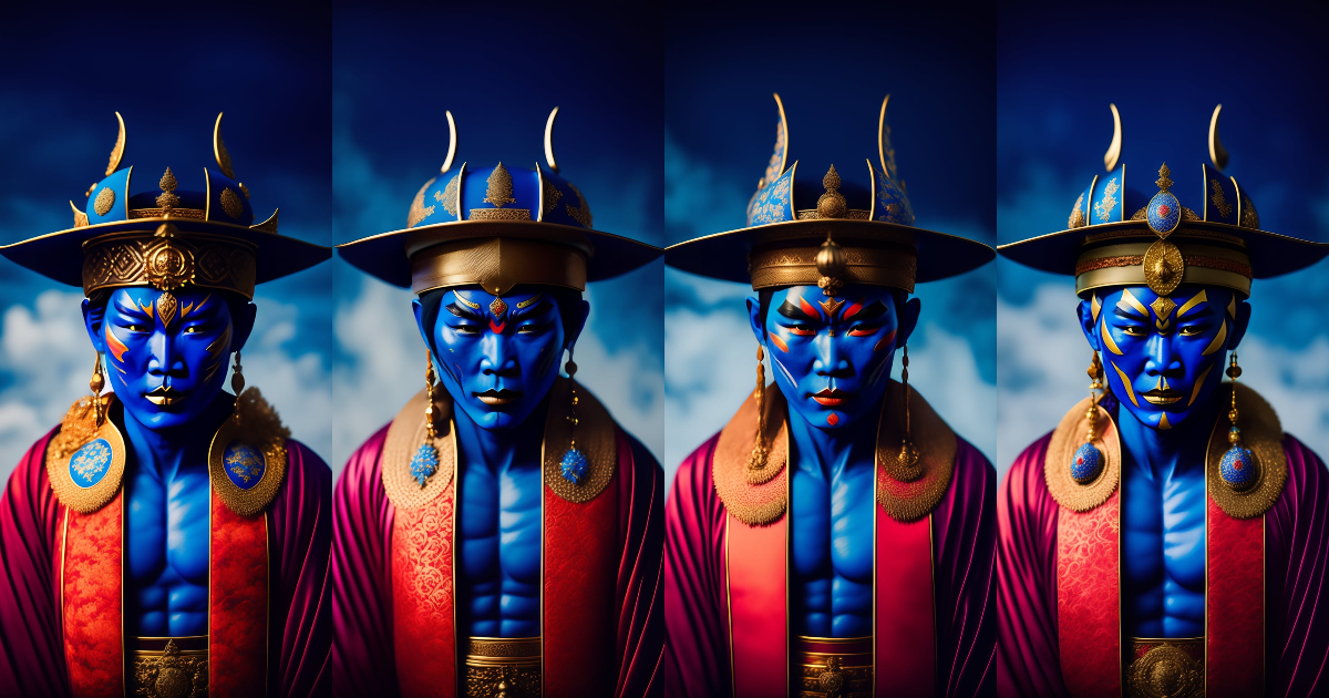 Lexica - Japanese blue demon