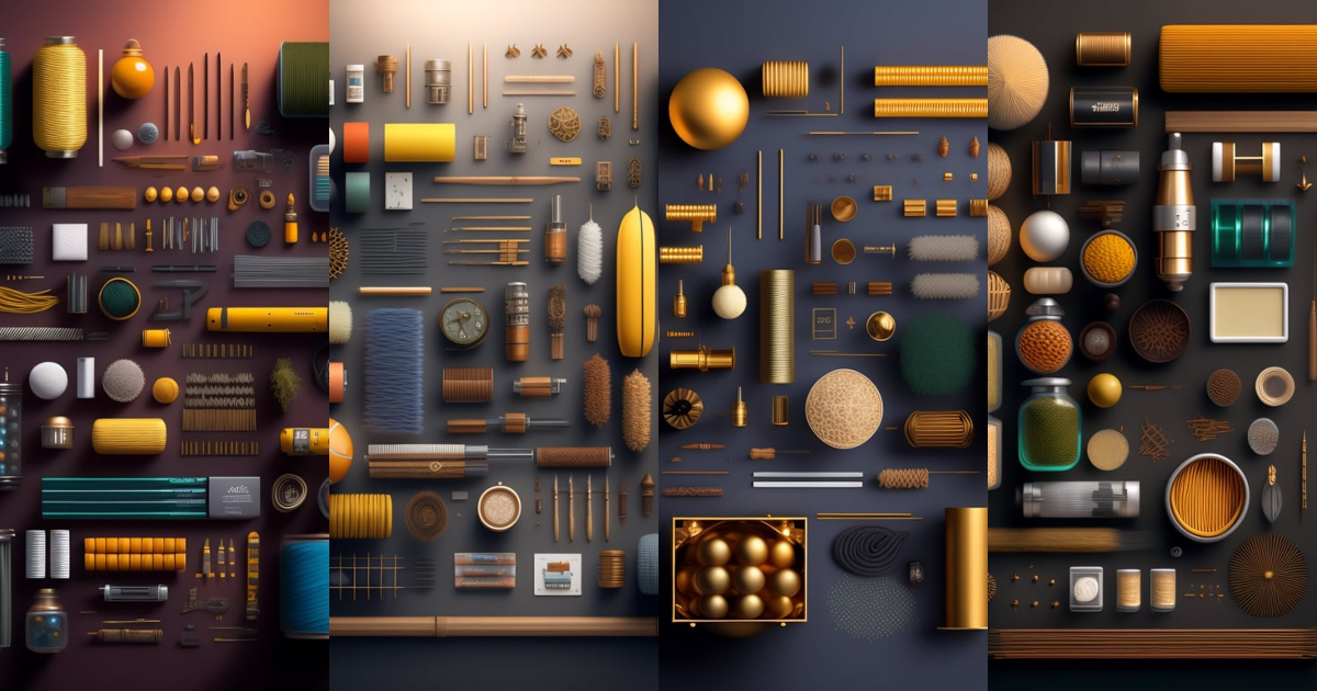 Lexica - Needles and pins, costumes and props, knolling, knolling ...