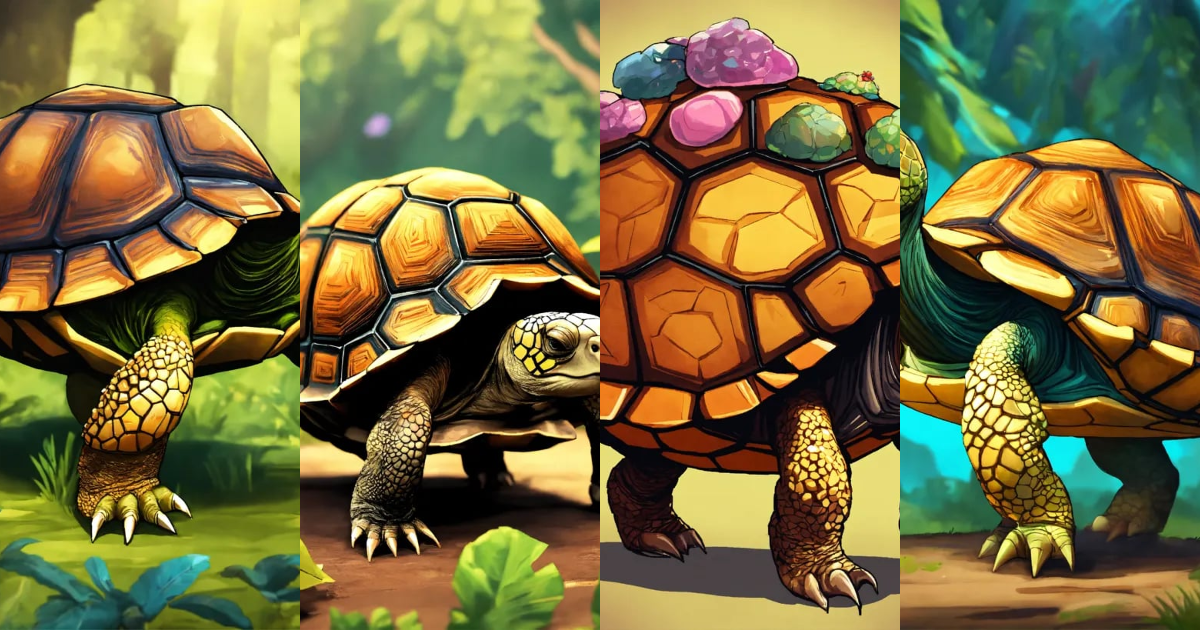 Lexica - A tortoise character for game