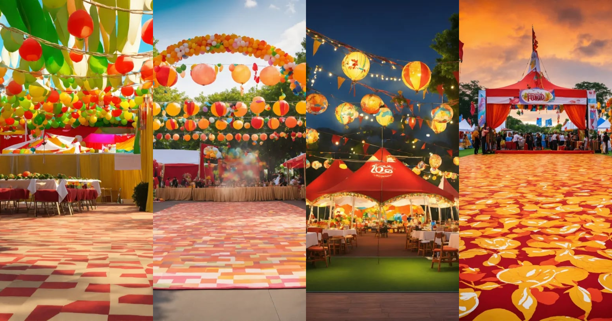 Lexica - Food Festival, Decoration and theme for the festival zone ...