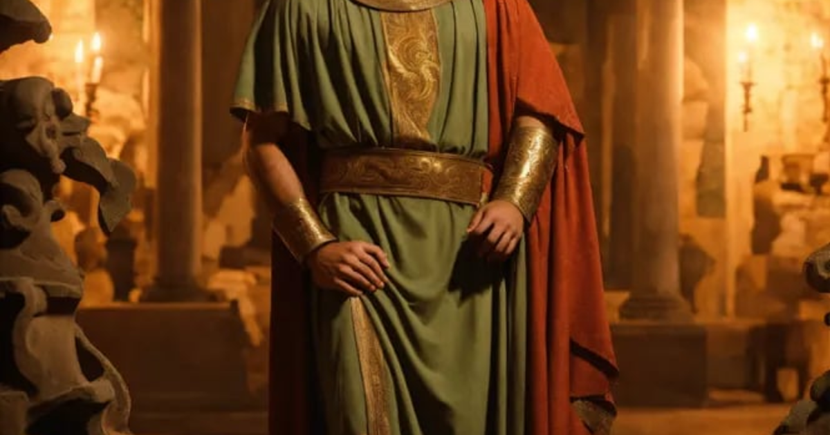 Lexica - A rich roman tribune wearing a rich roman tunic, 30 years old ...